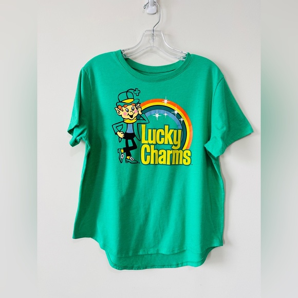 Lucky Charms | Tops | Lucky Charms Logo Graphic Tee Size Xxl | Poshmark